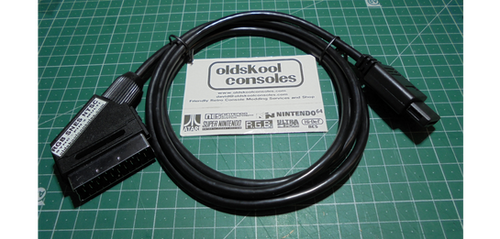 DOUBLE SCREENED RGB Scart for N64/NES/SNES/Famicom/Gamecube (Comp Wired ...