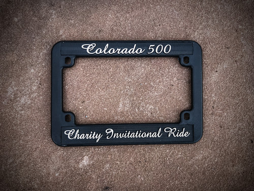 Motorcycle License Plate | Colorado 500