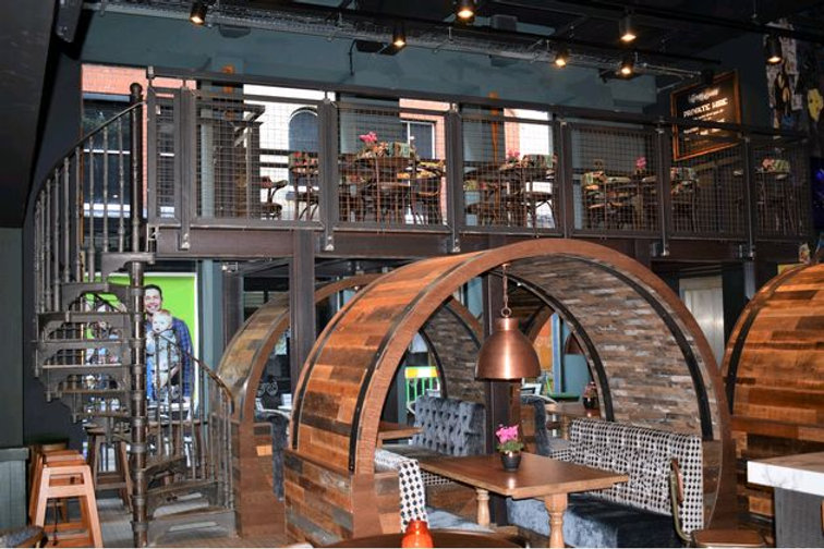 Spiral Staircase For Restaurant Industry