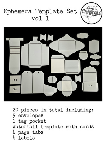 Ephemera Template pack | janiesoriginals