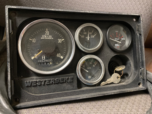 Westerbeke Marine Diesel Engine Instruments Gauge Panel Marine-Key ...