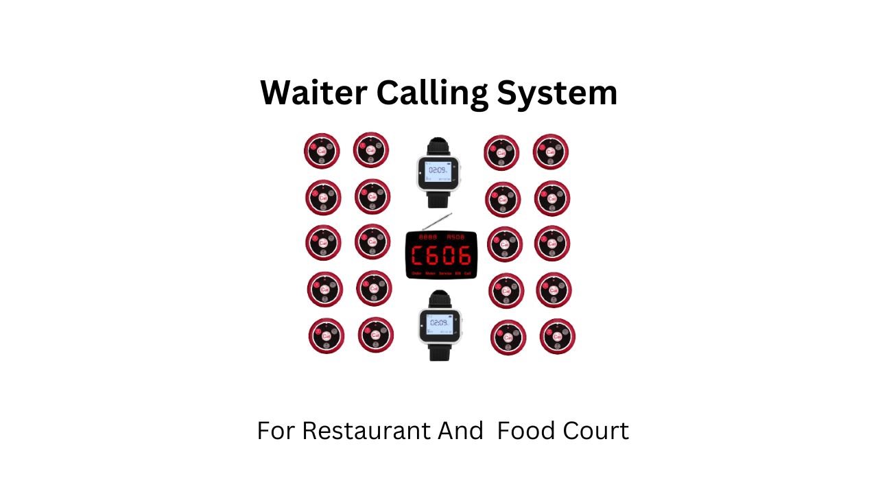 Buy Wireless Waiter Calling System In India | DineBellSolution