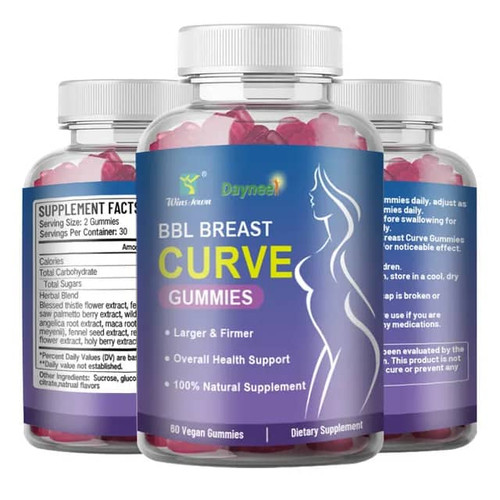 BBL Breast Curve Gummies | Miley Beauty Secrets