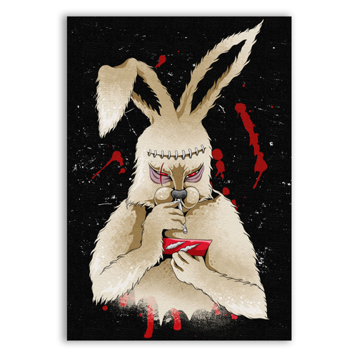 Bunny Back Patch | Cemetery Crypt