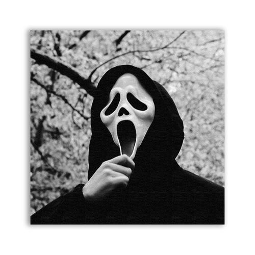 Ghost Face Patch | CemeteryCrypt