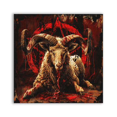 Satanic Ram Patch | CemeteryCrypt
