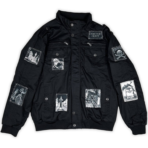 Crypt Military Bomber Jacket V2 | CemeteryCrypt
