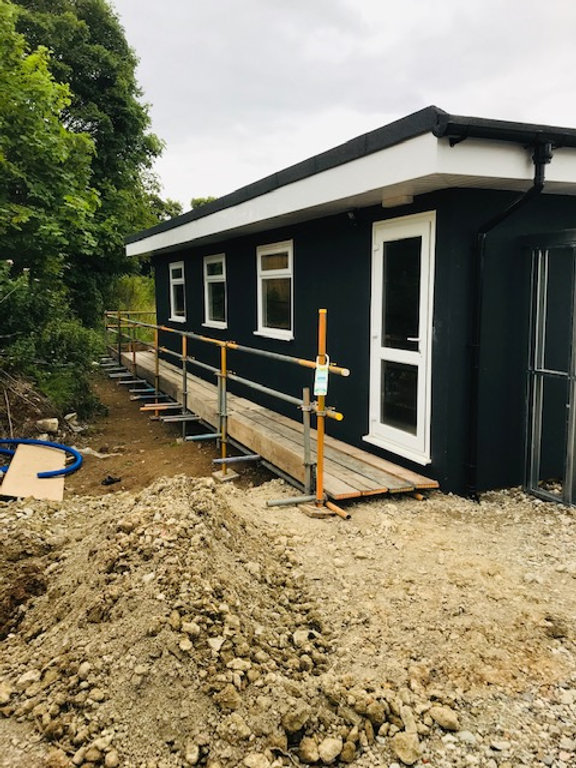 Access to site office and welfare areas.