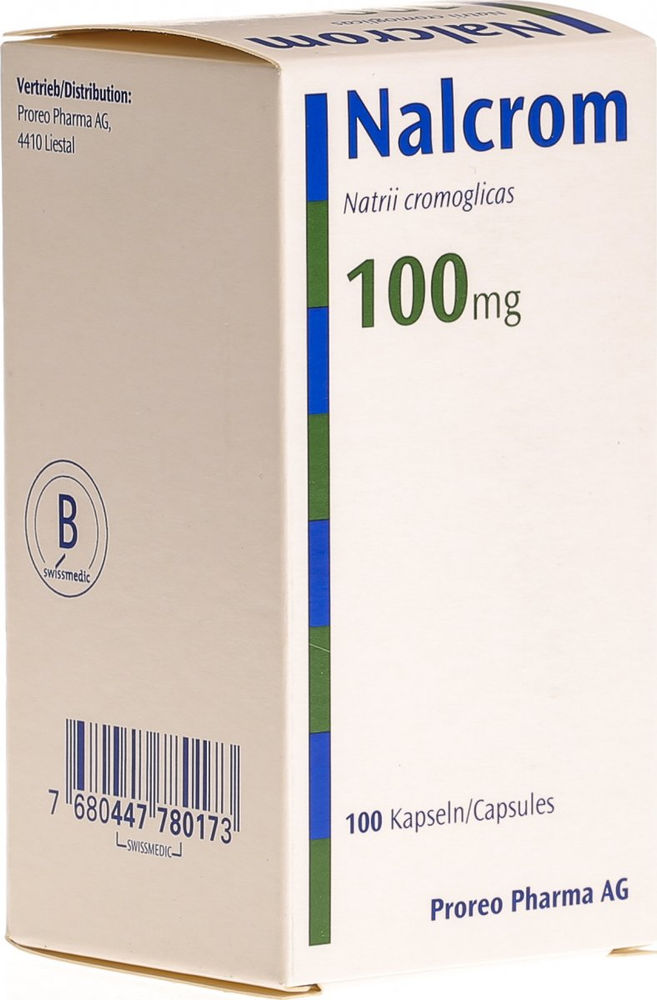 Sodium Cromoglicate (Nalcrom) 100mg Capsules - UK availability
