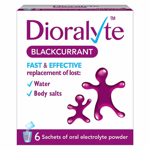 Buy Dioralyte Diarrhoea Relief Rehydration Sachet Blackcurrant x6 - £3. ...