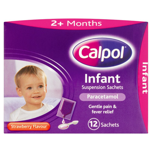 Buy Calpol 2+ Infant Suspension Strawberry- 12 Sachets - £4.25 | Next ...