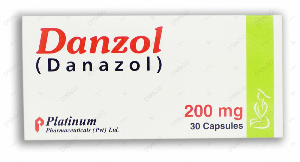 Danazol 100mg and 200mg capsules are available in the UK