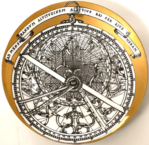 Large Vintage Fornasetti Astrolabio Plate | Valerie Arieta