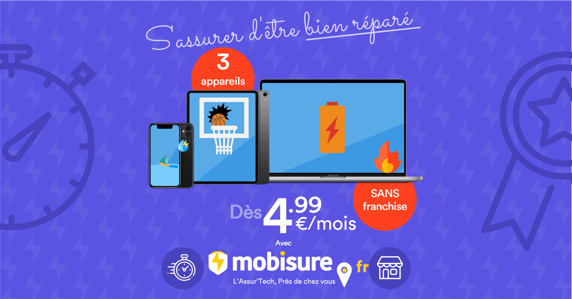 Assurance Téléphone & appareils mobiles - Mobisure