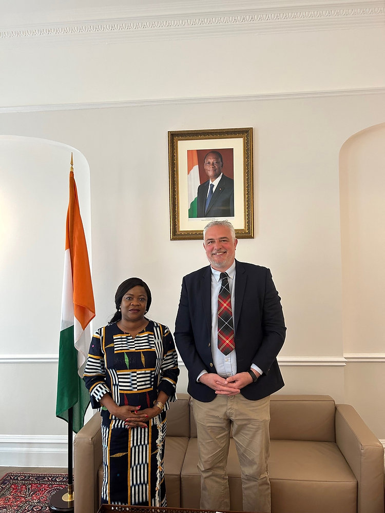 Meeting with Her Excellency Sara Amani, Ambassador for Cote d'Ivoire to ...