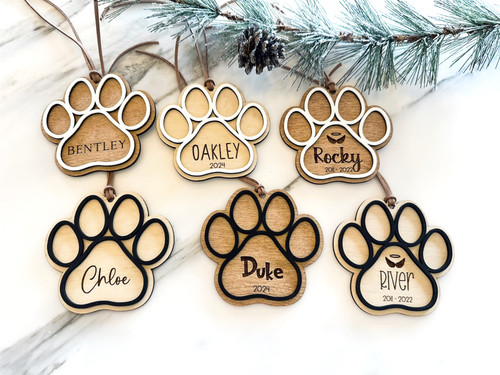 Paw Print Ornament | Bespoke Gift Boutique