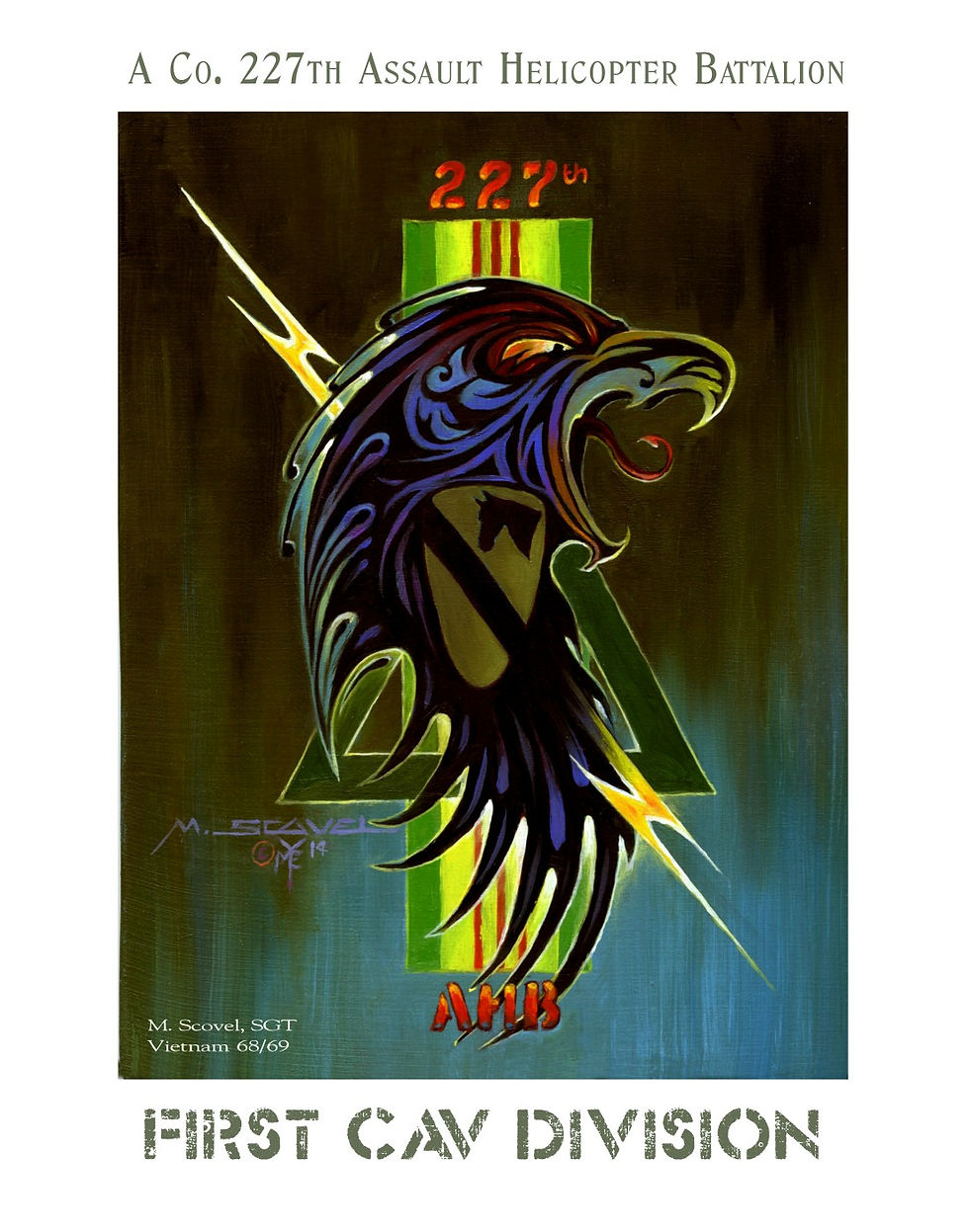 A Co. 227th AHB Reunion Poster 2014 | mikescovel