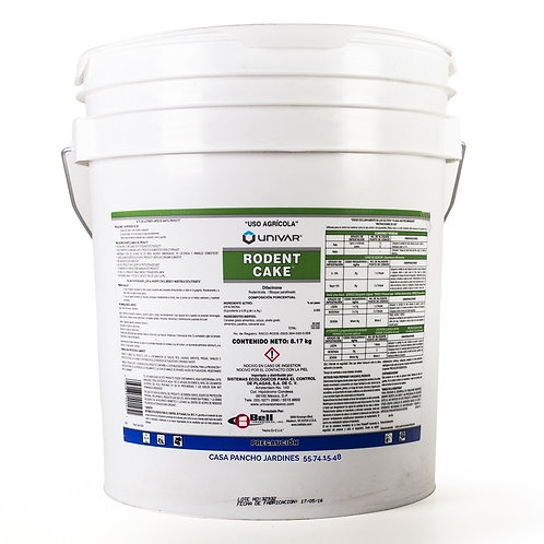 Rodent Cake, Rodenticida Bell, Rodenticida Univar | sanidec