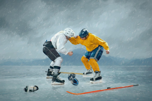 Ice Hockey Fight | Brushmagic Studio