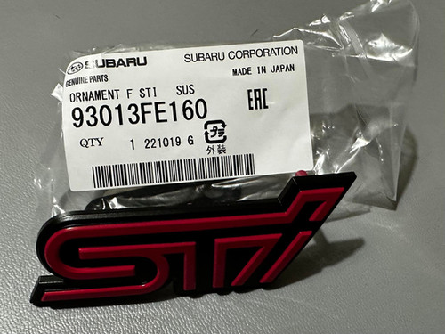 Genuine Subaru STI Badge. | Pink Lily Pad