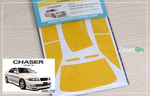 ZD214 Window & light painting masks - Toyota Chaser (JZX100) | zoomonmodel