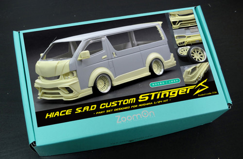 Z136 Hiace S.A.D Custom Stinger J part set | zoomonmodel