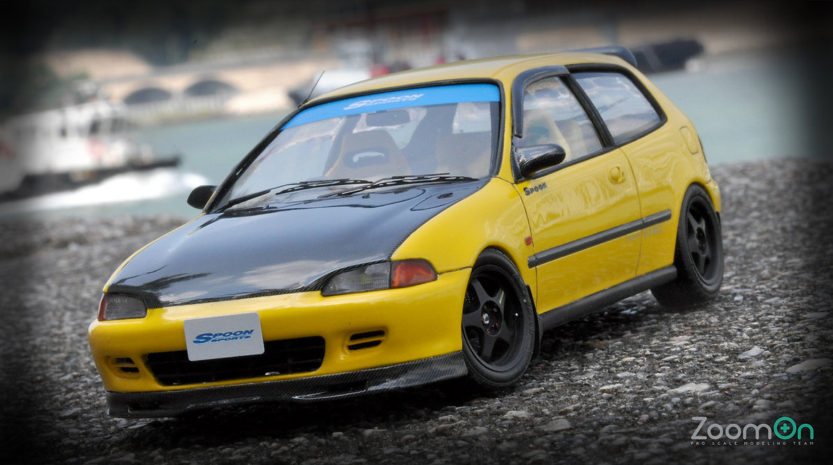 Z005 Honda Civic EG6 Spoon | zoomonmodel