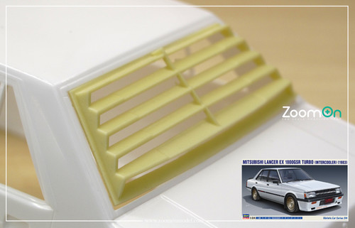 Z128 Mitsubishi Lancer EX 1800GSR window louver | zoomonmodel