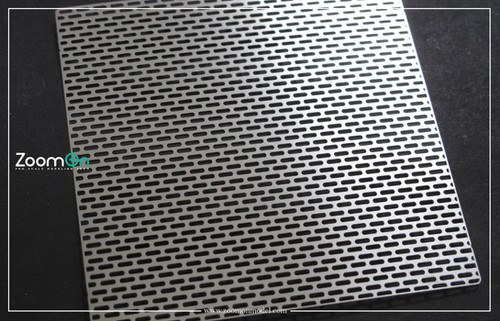 ZT033 Aluminium round end slot plate | zoomonmodel