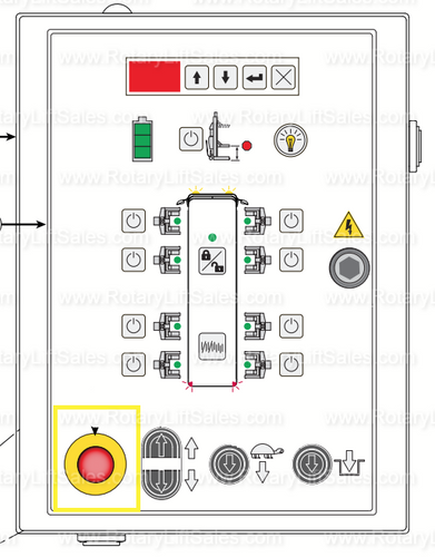 FA7962 - E-STOP ACTUATOR | Rotary Lift Sales