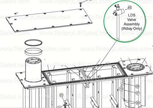 T100142KIT - SL29/210/212 LDS VALVE KIT | Rotary Lift Sales