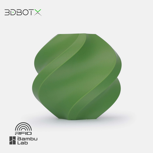 גליל פילמנט איכותי מתוצרת Bambu Lab מסוג ABS בצבע ירוק זית | 3DbotX