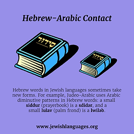 difference between hebrew and arabic