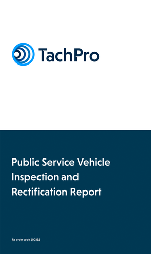 TACHPRO PSV Inspection & Maintenance Rectification Book | tachograph