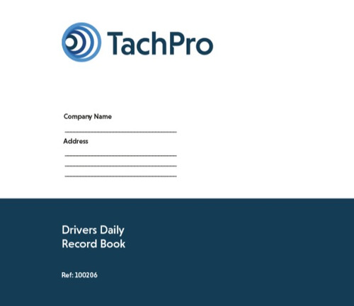 2 TACHPRO DRIVERS DAILY RECORD BOOK 100206 | tachograph