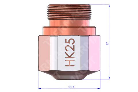 HK 25 Düse Durchmesser 2.5 mm Hartchrom | meinewebsite