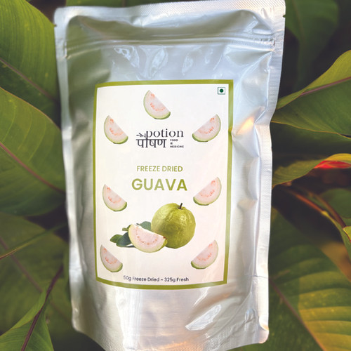 Guava - Freeze Dried Bulk Pack (50g) | Potion/पोषण-1st