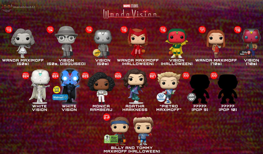 New 'WandaVision' Funko POPs Revealed