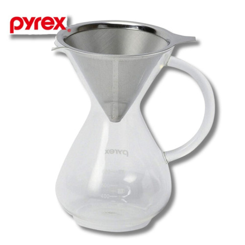 Pyrex Pyrex coffee server 800ml with stainless coffee dripper CP-8536 ...