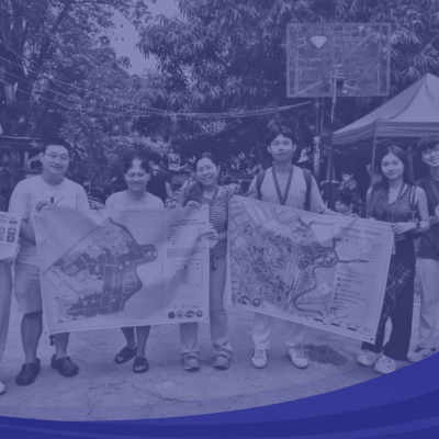 UP DGE CWTS Students Deliver Community Maps to Brgy. Tatalon, QC