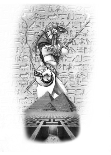 Horus - zeul cerului | Temporary Tattoos Ro