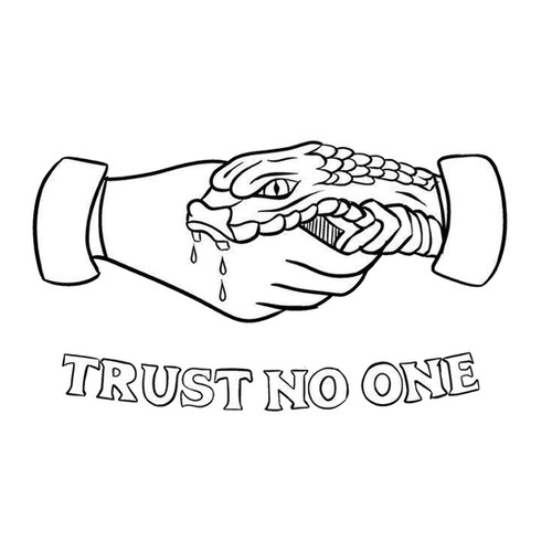 TRUST NO ONE | Temporary Tattoos Ro