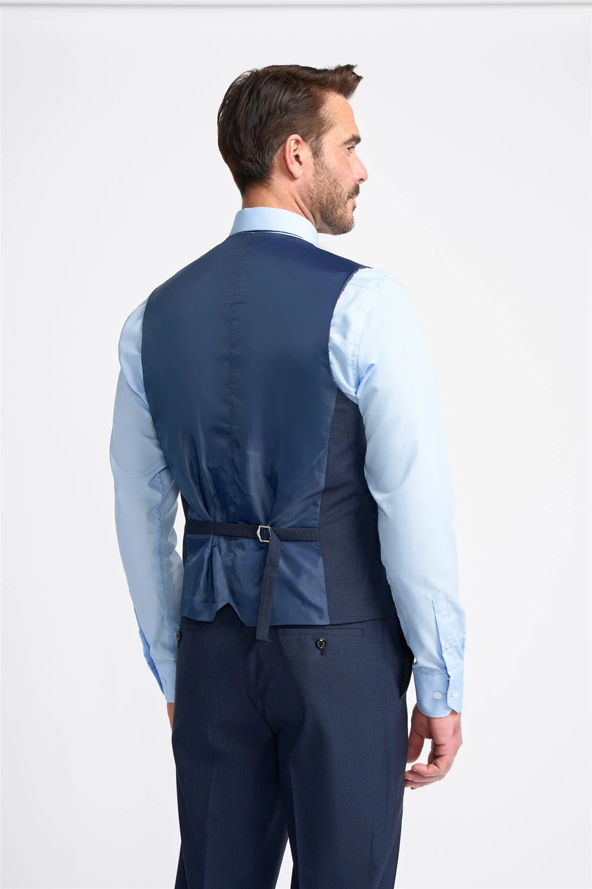 Cavani Seeba Navy Waistcoat | tuxandtails