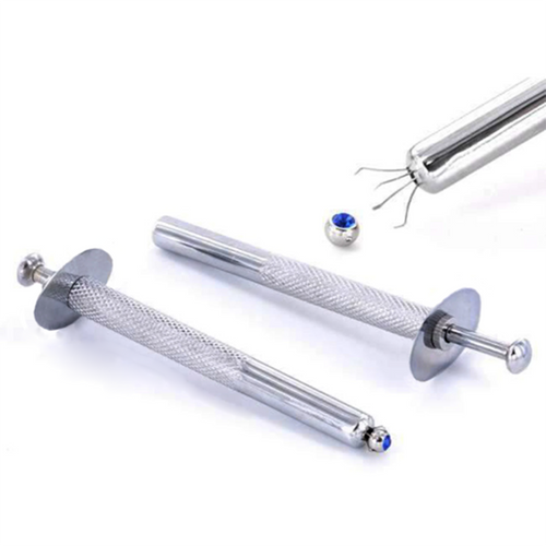 5" Aluminum 4 Prong Bead Pearl Grabber Holding Crafts Jewelry Piercing ...