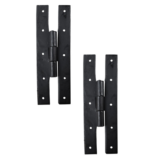 Wrought iron H-hinge 230 x 78 mm | HINGES & HARDWARE