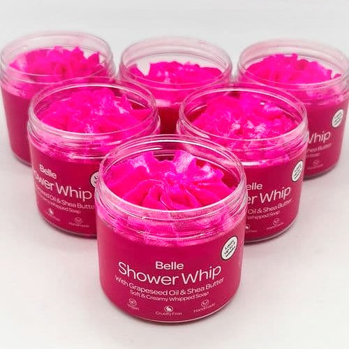 Belle Shower Whip/Whipped Soap - 150g | thesoapfoundry