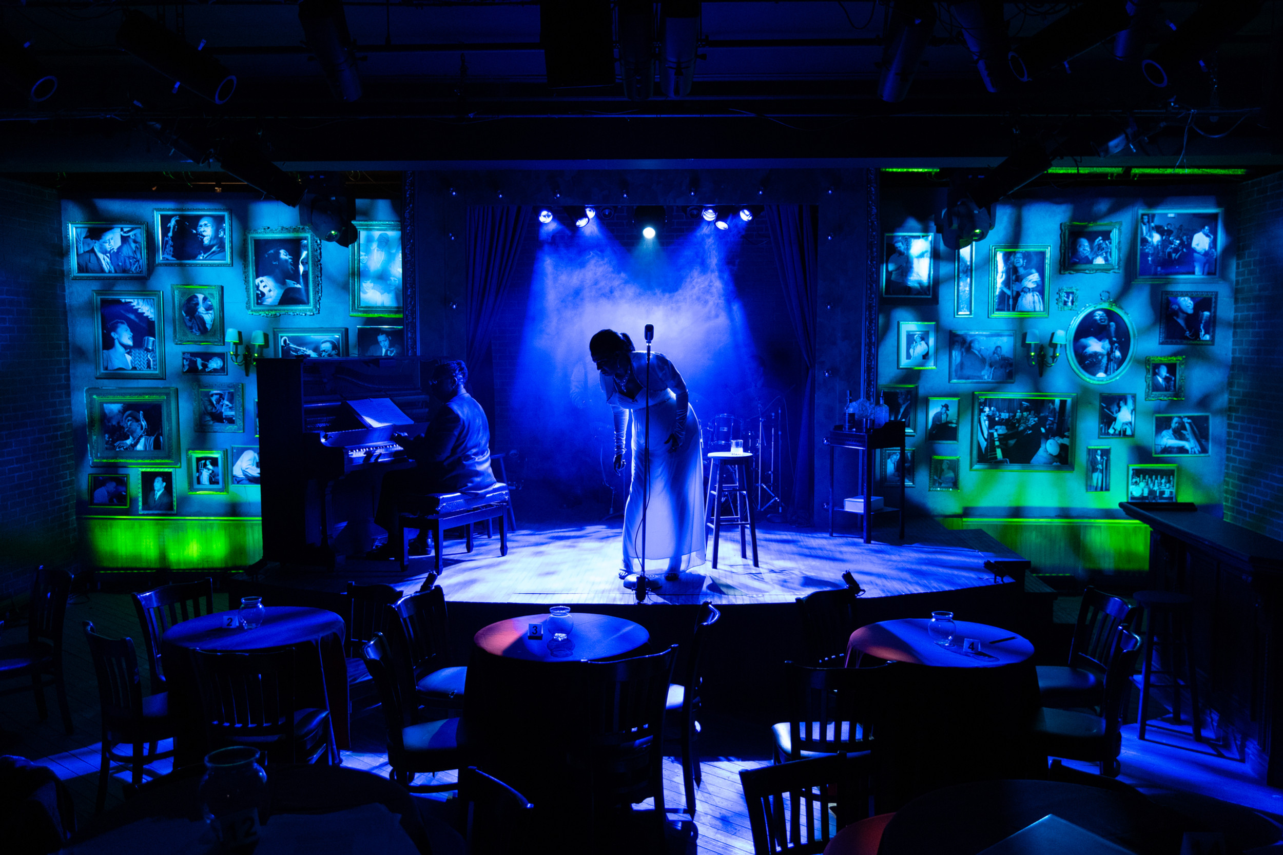 Lady Day at Emerson's Bar & Grill | DH Lighting Design
