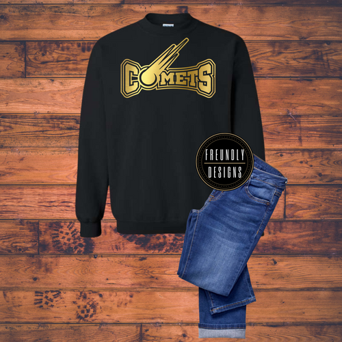 Metallic Comets | Freundly Designs