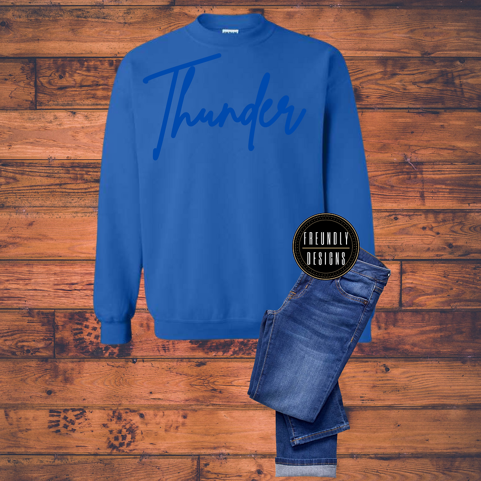Thunder Puff - Royal Blue | Freundly Designs