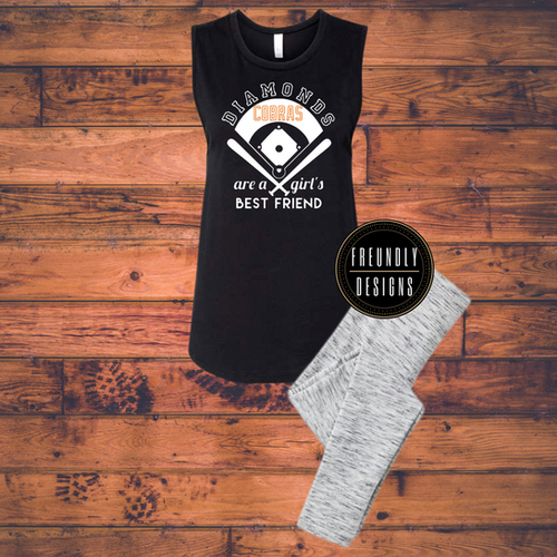 Diamonds Girls BF Tank | Freundly Designs